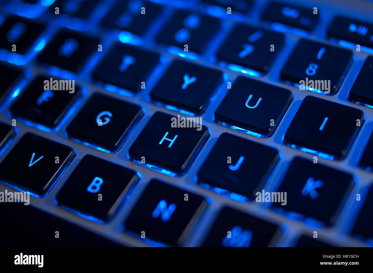 Apple Macbook Pro keyboard Stock Photo - Alamy