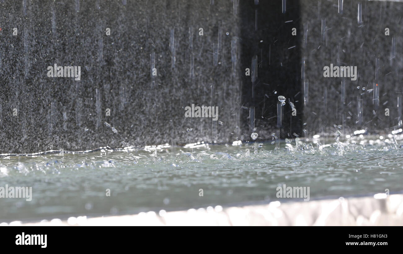 Water curtain dripping and splashing motion blur background Stock Photo ...