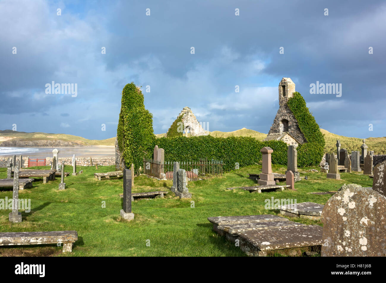 Balnakeil Graveyard, Durness, Sutherland, Scotland, United Kingdom ...