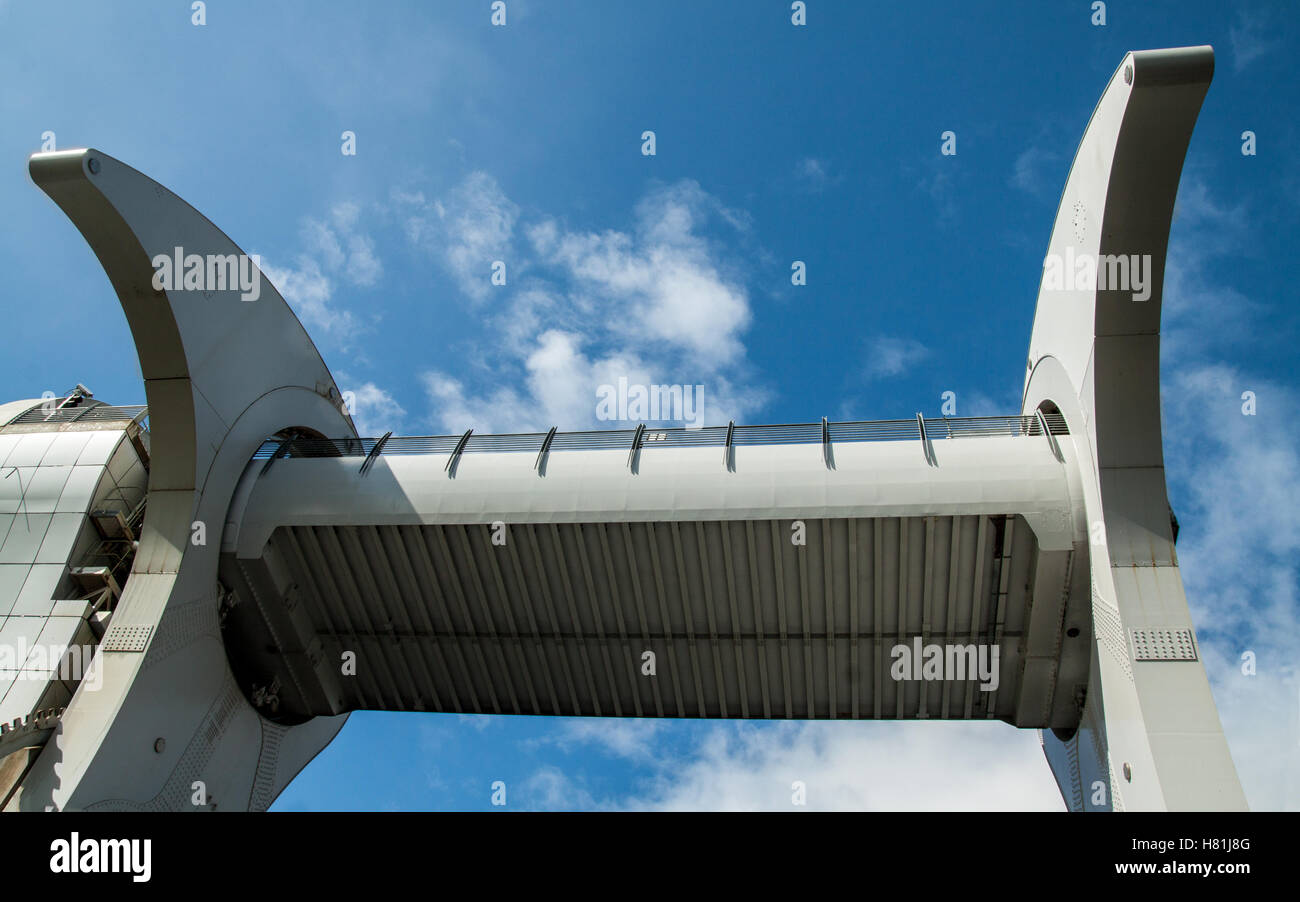 The Falkirk Wheel. Innovative Scottish engineering project providing a ...