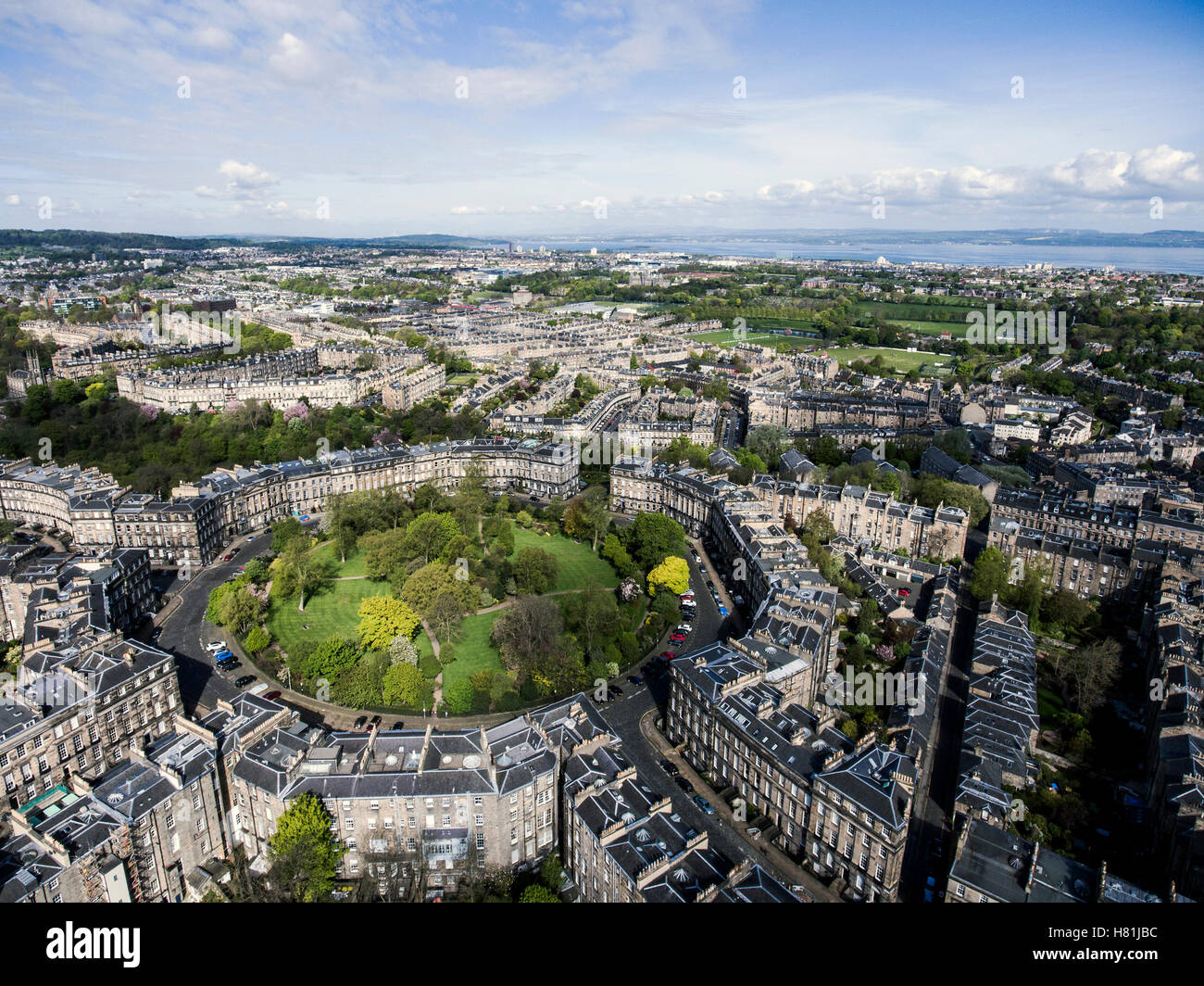 Edinburgh aerial hi-res stock photography and images - Alamy