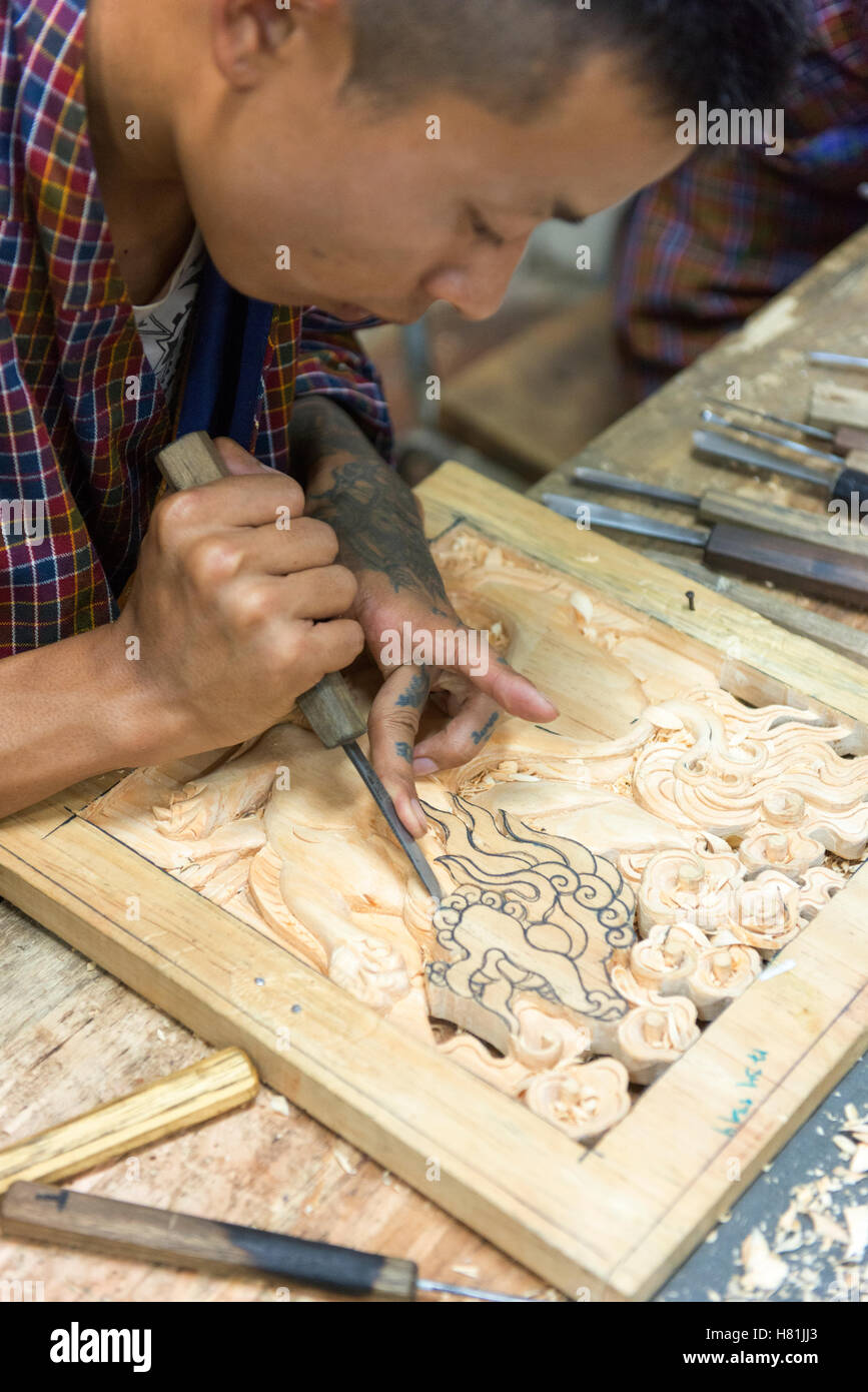 The Institute of Zorig Chusum (traditional arts) is where students ...