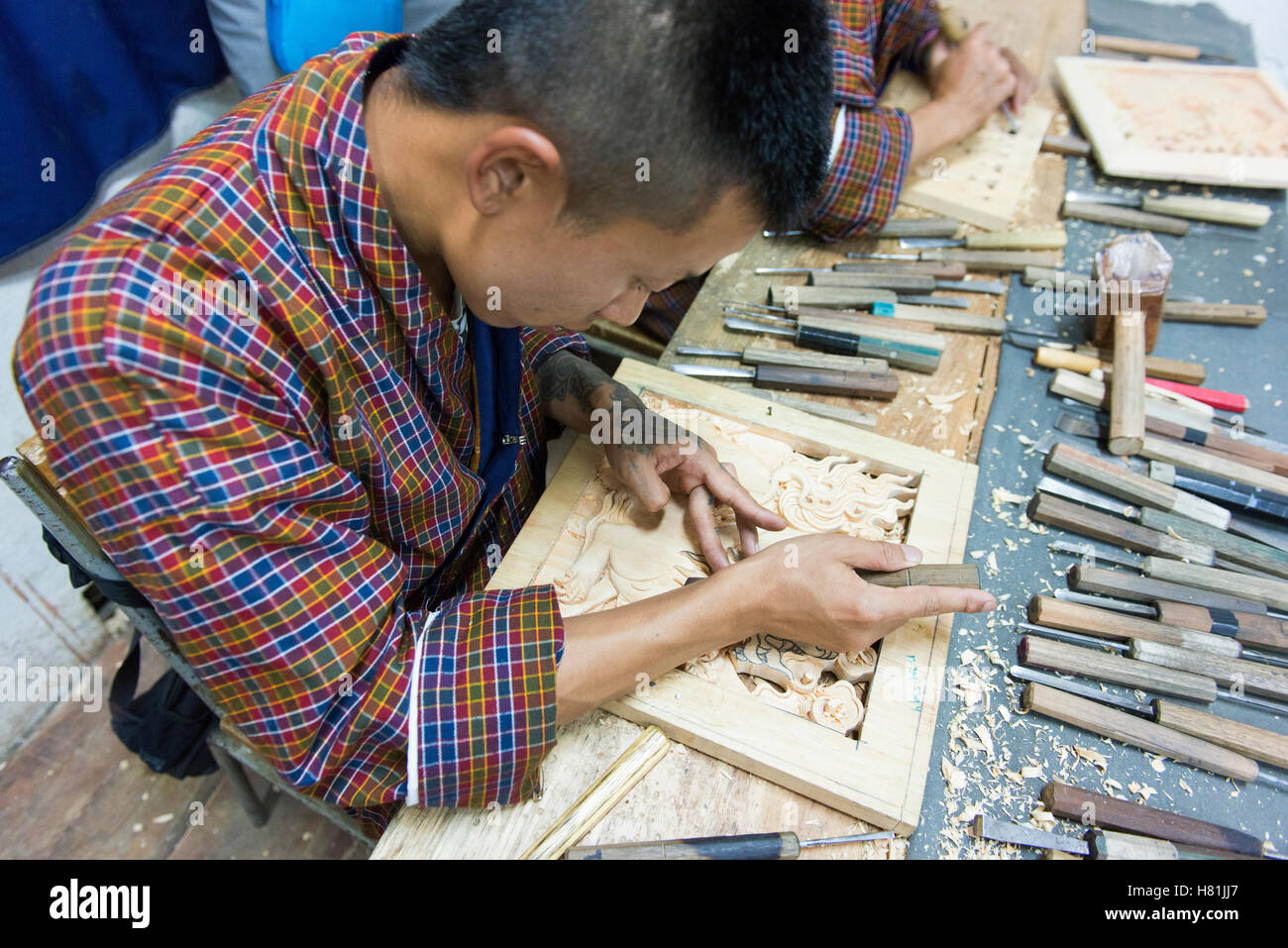 The Institute of Zorig Chusum (traditional arts) is where students ...