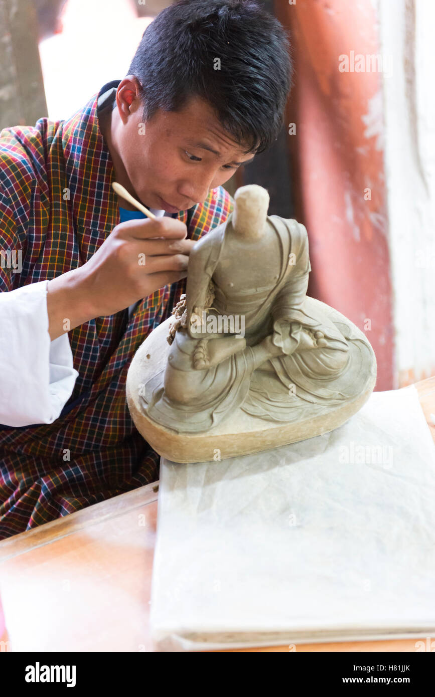 The Institute of Zorig Chusum (traditional arts) is where students ...