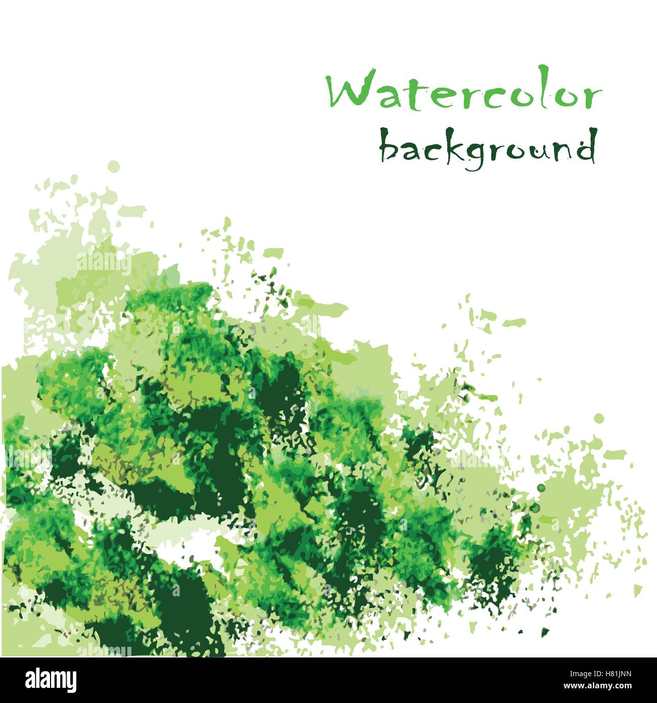 Vector hand drawn watercolor background for you design. Abstract design ...