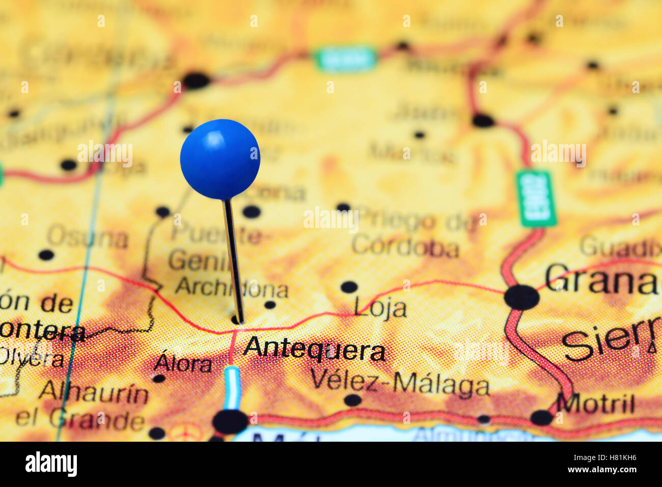 Map of antequera hi-res stock photography and images - Alamy