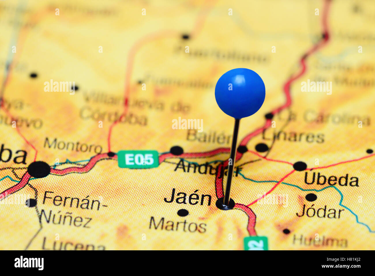 Map of jaen hi-res stock photography and images - Alamy