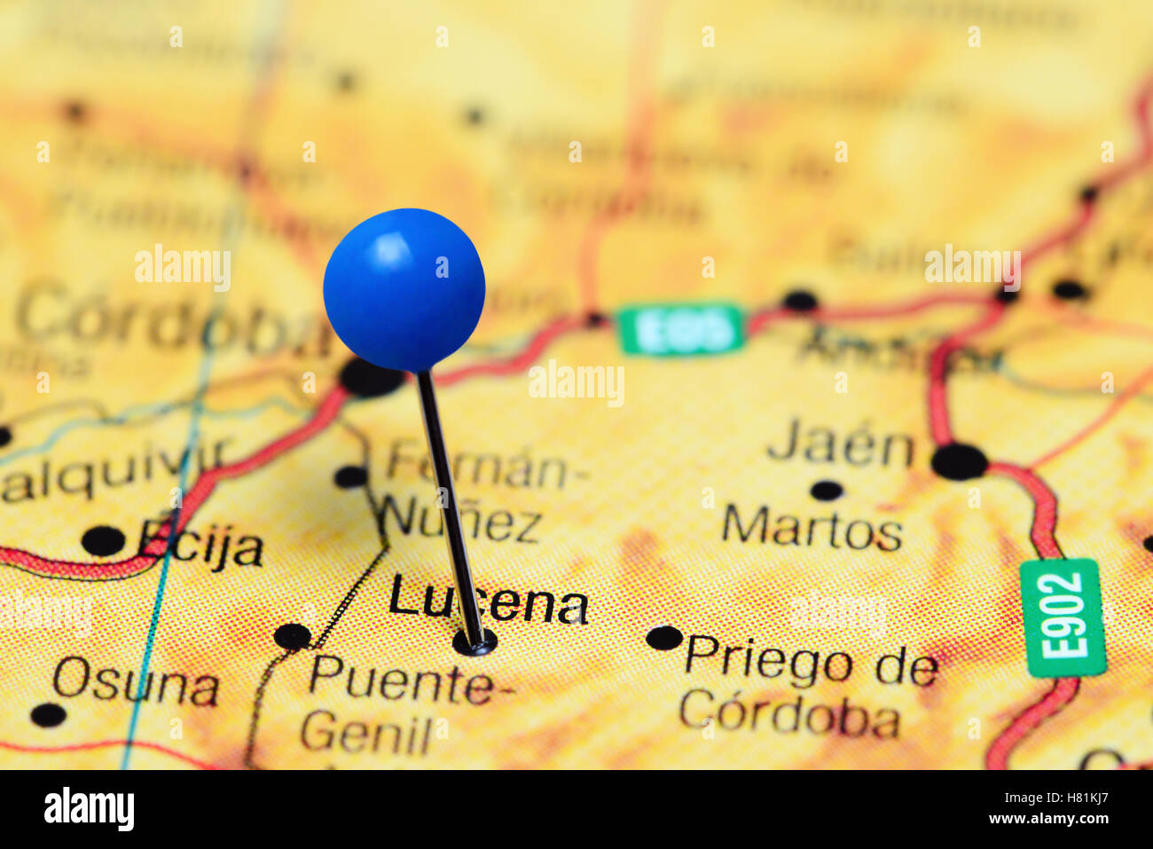Lucena spain map hi-res stock photography and images - Alamy