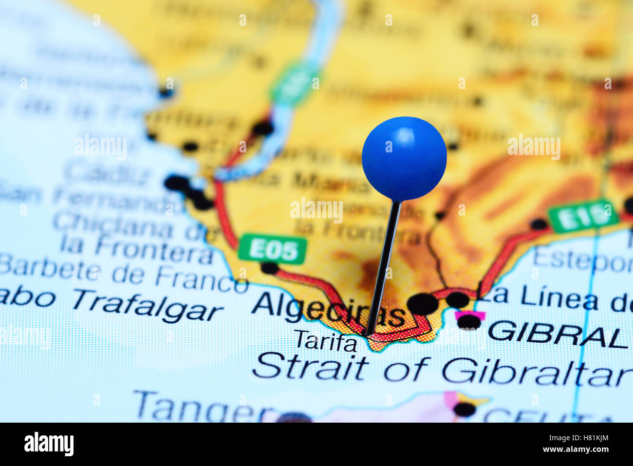 Tarifa map spain hi-res stock photography and images - Alamy