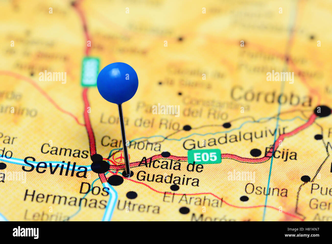 Alcala spain map hi-res stock photography and images - Alamy