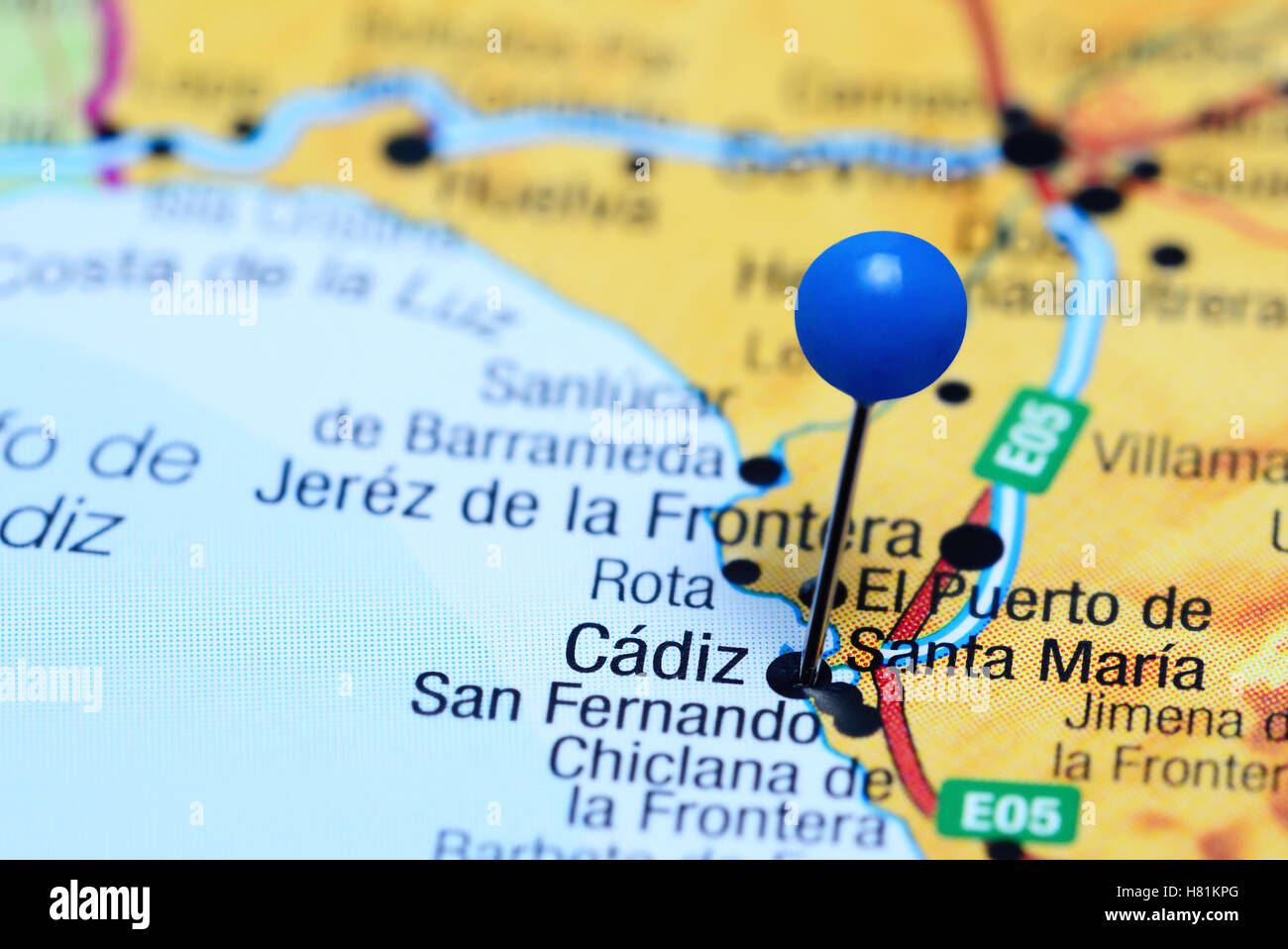 Map of cadiz hi-res stock photography and images - Alamy