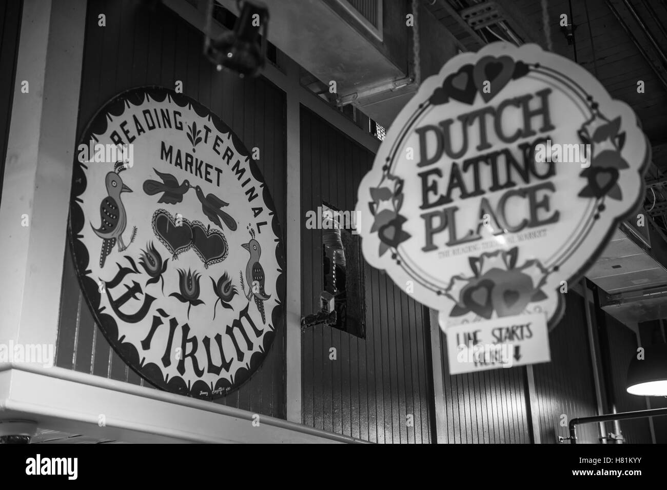Reading Terminal Market, shop sign, Dutch Eating Place, Philadelphia ...