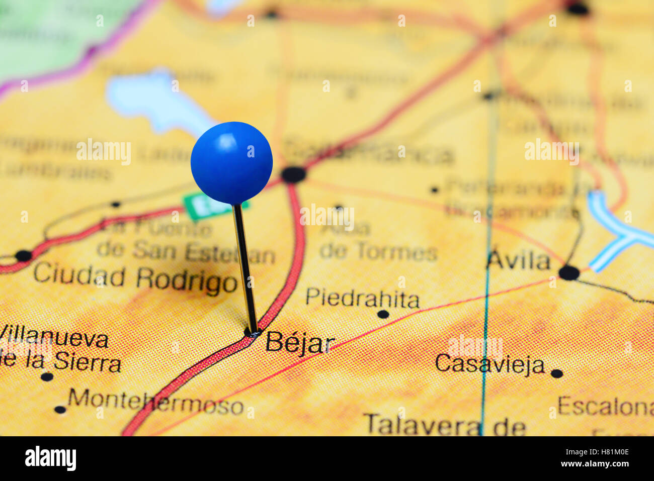 Map of bejar hi-res stock photography and images - Alamy