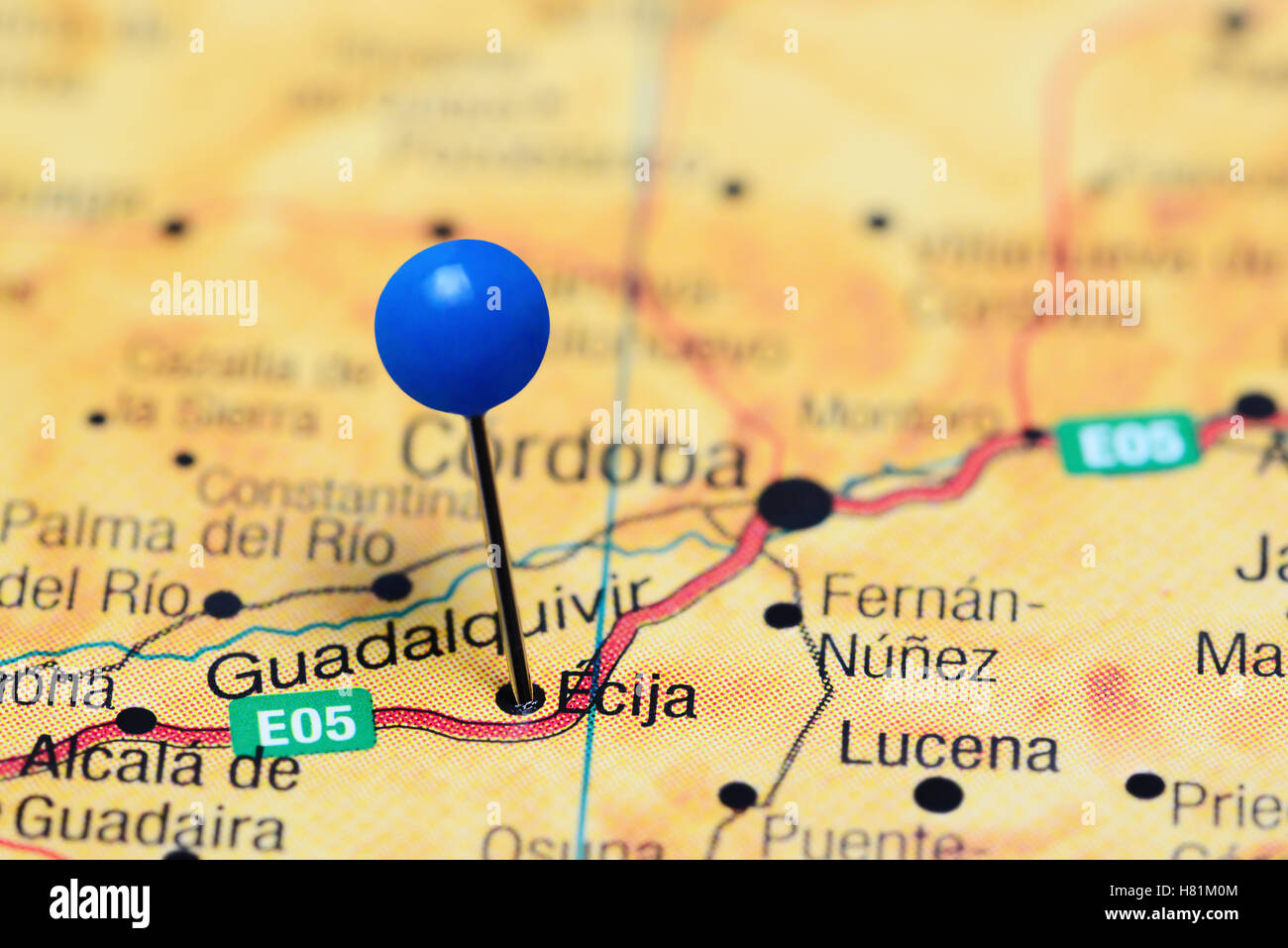 Map of ecija spain hi-res stock photography and images - Alamy