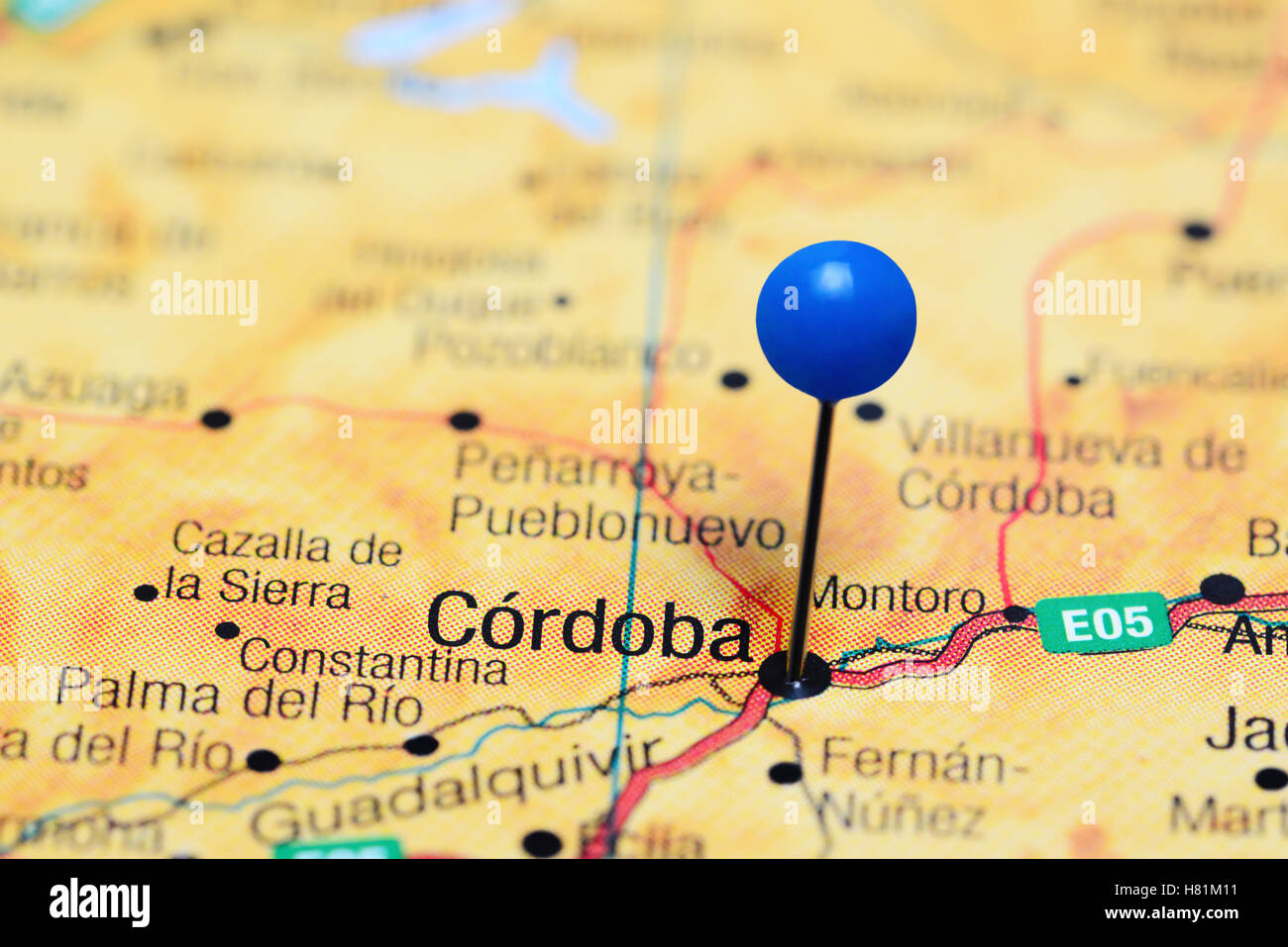 Map of cordoba spain hi-res stock photography and images - Alamy