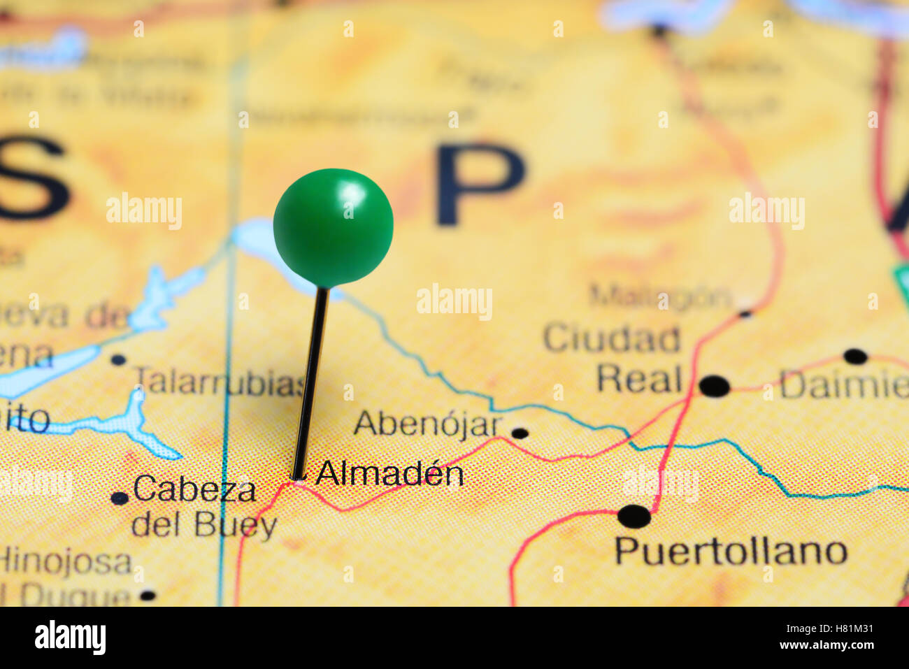 Almaden spain map hi-res stock photography and images - Alamy
