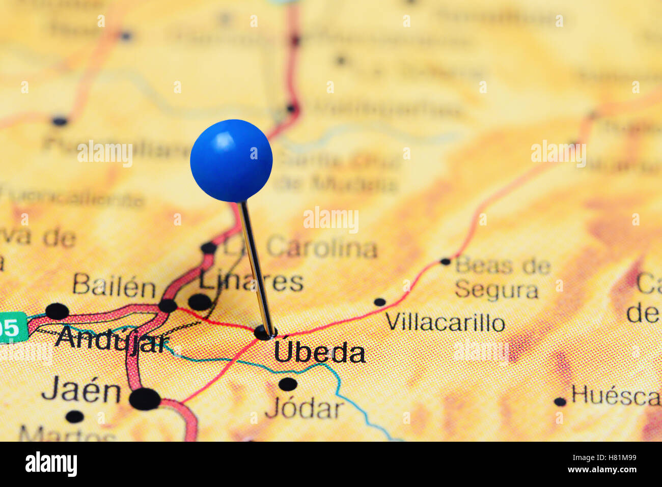 Ubeda spain map hi-res stock photography and images - Alamy