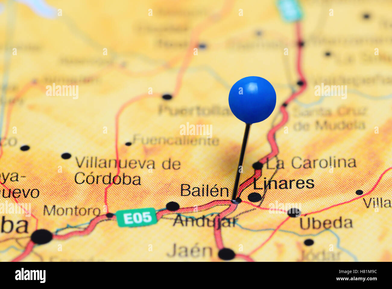 Bailen map hi-res stock photography and images - Alamy