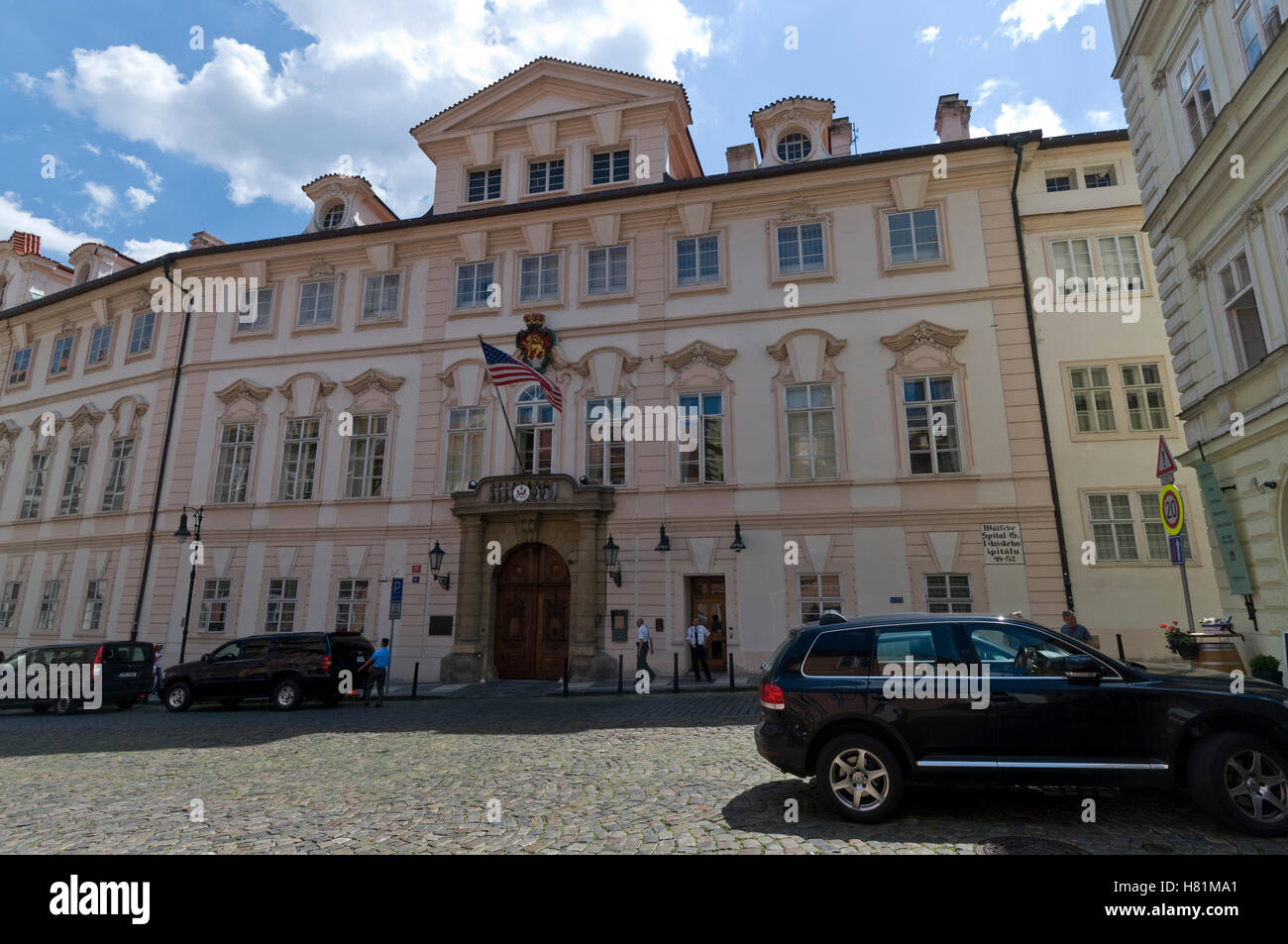 American embassy in prague hi-res stock photography and images - Alamy