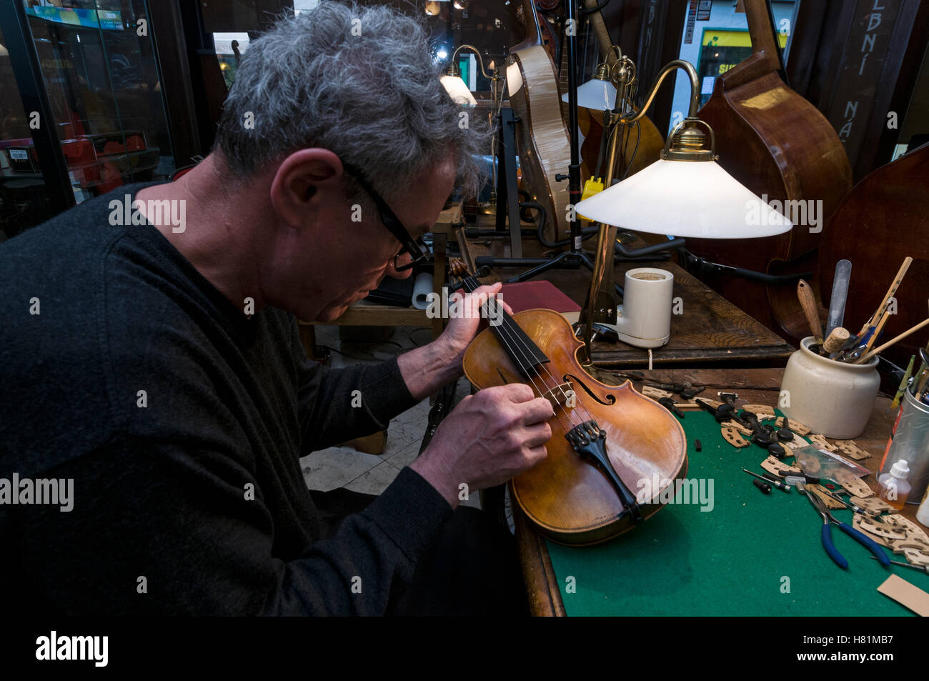 Musical instruments shop czech republic hi-res stock photography and ...