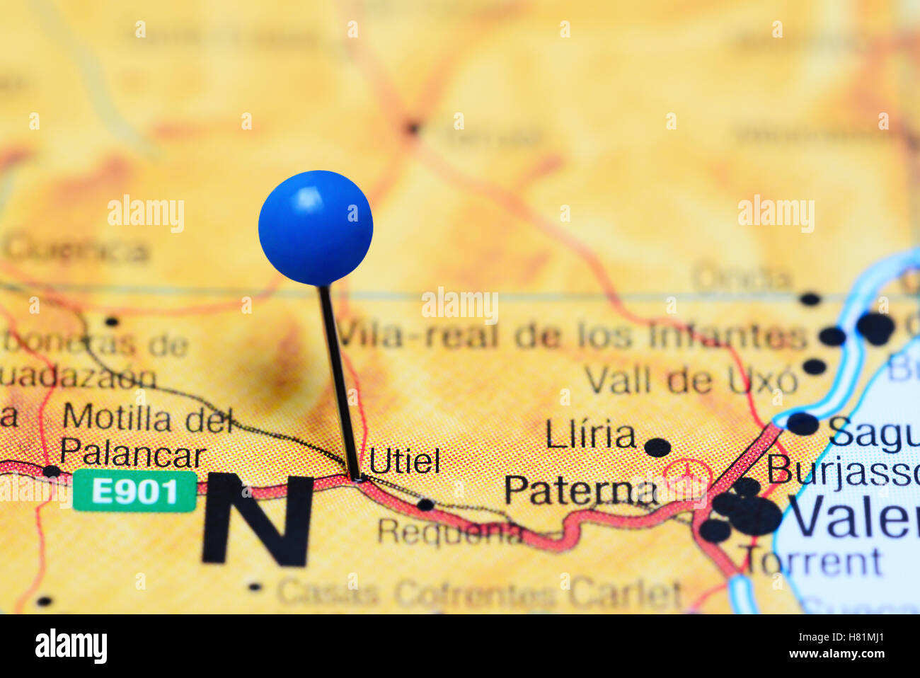 Utiel spain map hi-res stock photography and images - Alamy
