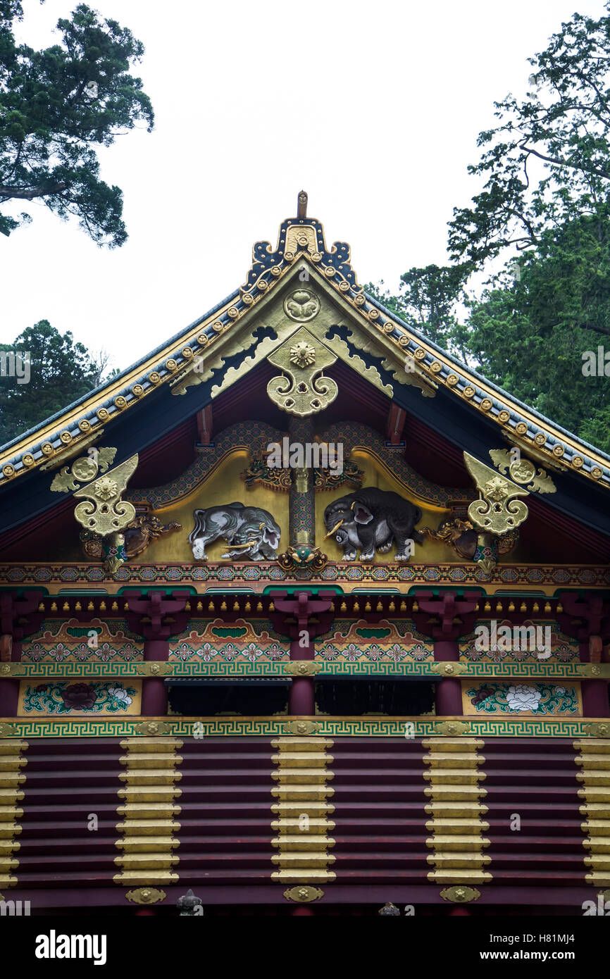 View at Toshogu shrine in Nikko, Japan Stock Photo - Alamy