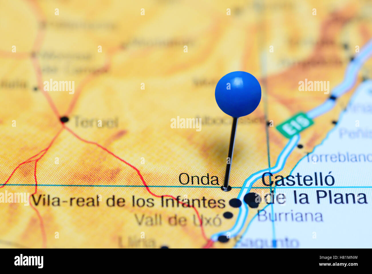 Onda spain map hi-res stock photography and images - Alamy