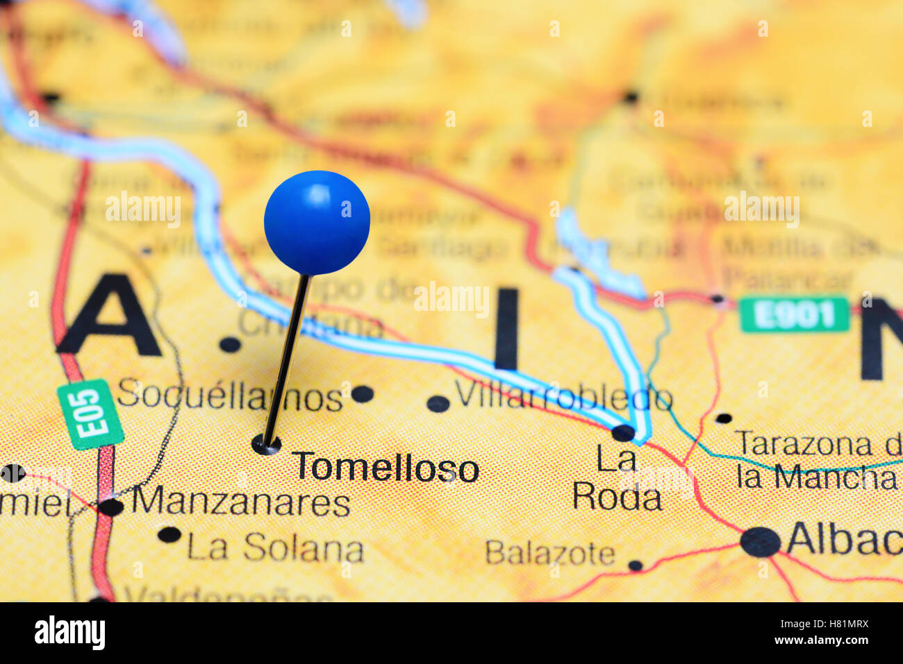 Map of tomelloso spain hi-res stock photography and images - Alamy