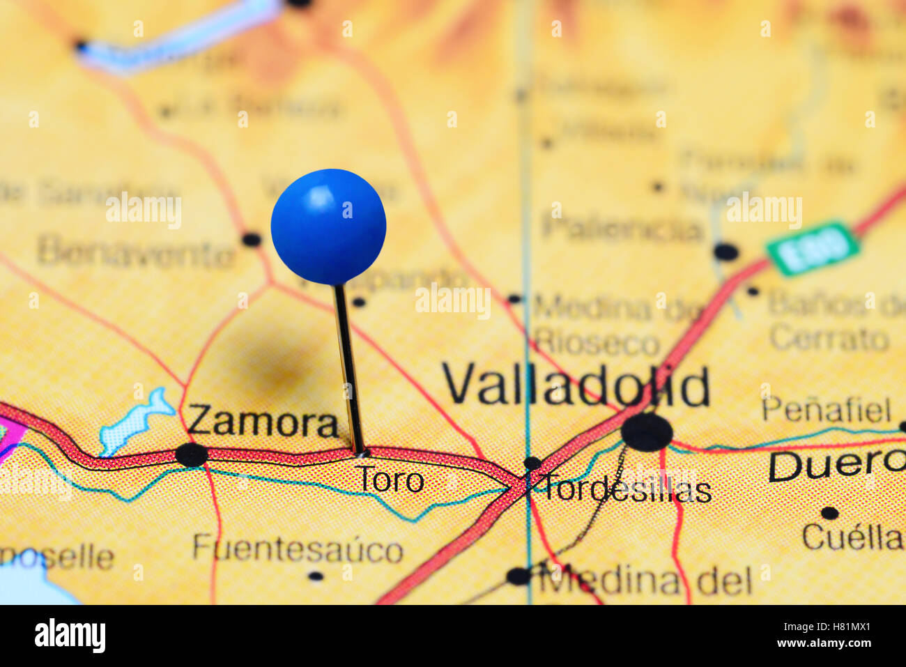 Toro on a map hi-res stock photography and images - Alamy