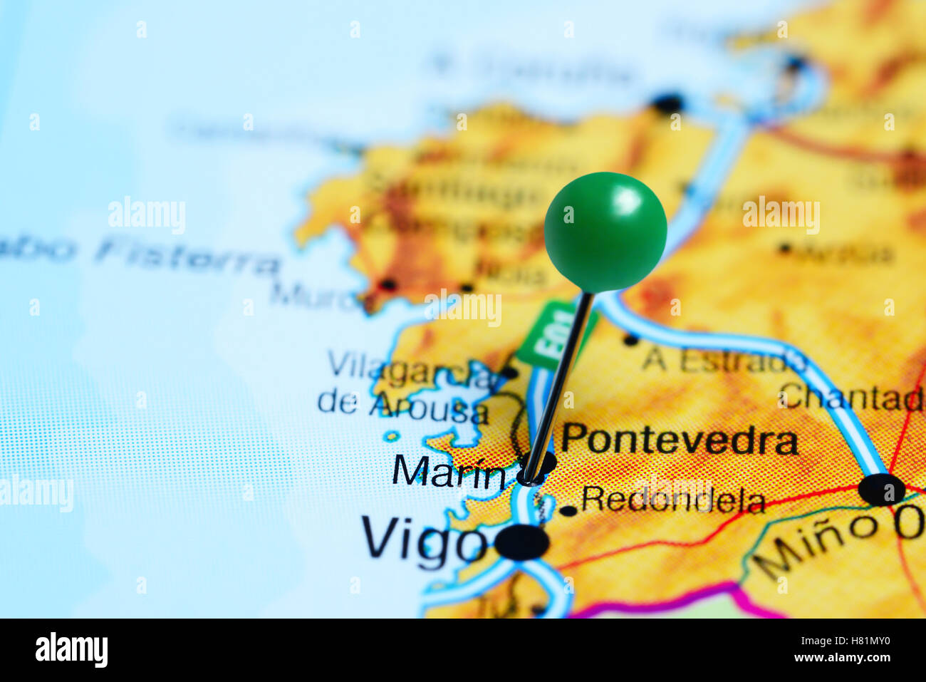Map of marin spain hi-res stock photography and images - Alamy
