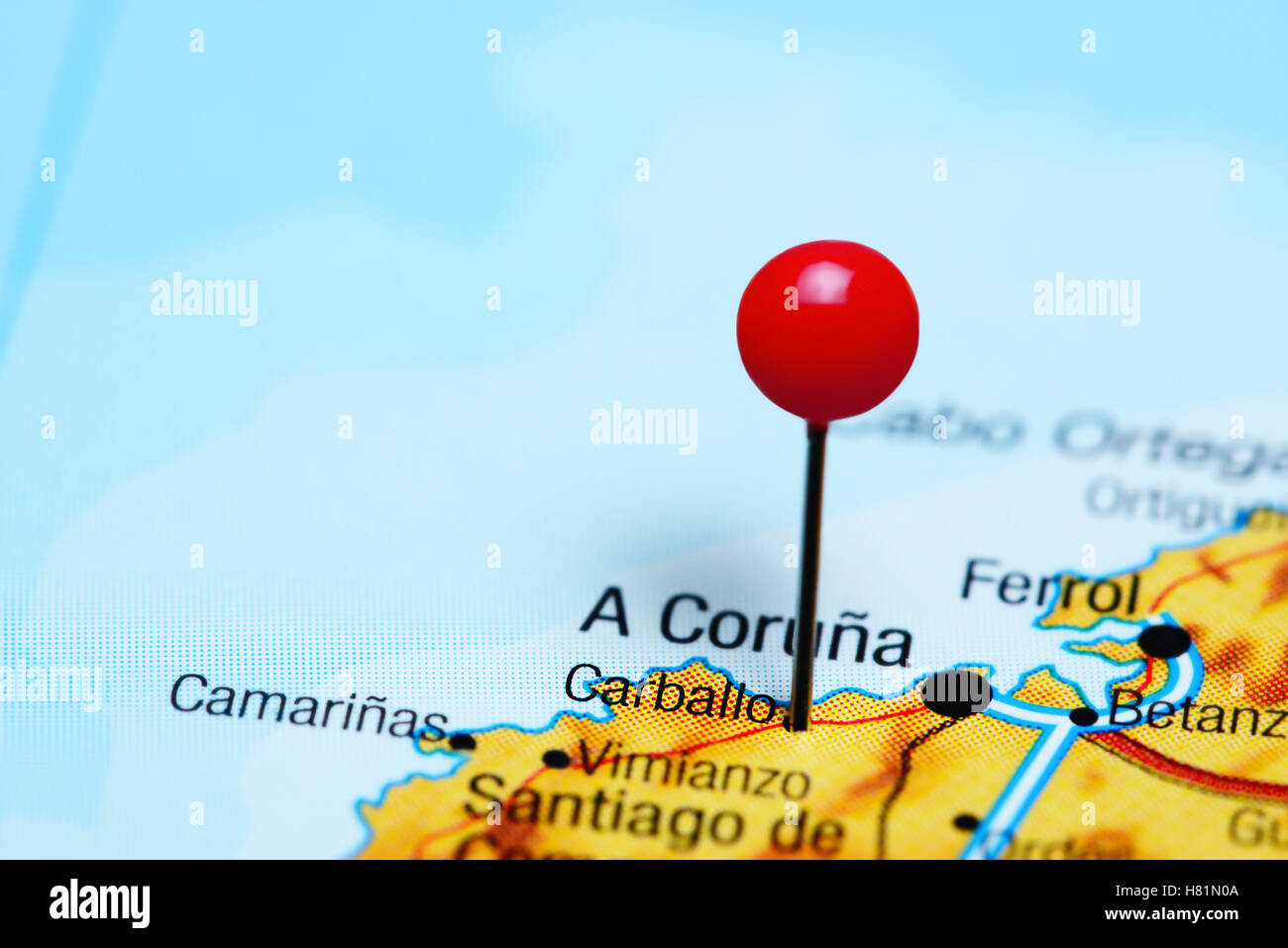 Carballo spain map hi-res stock photography and images - Alamy