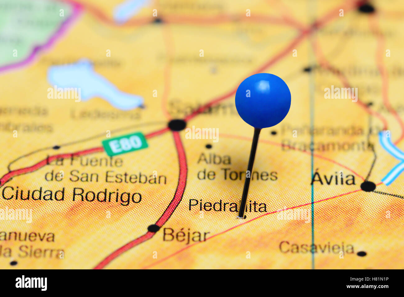 Spain map pin hi-res stock photography and images - Alamy