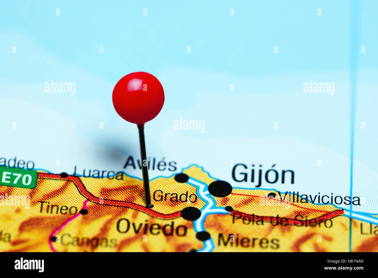 Map of grado spain hi-res stock photography and images - Alamy