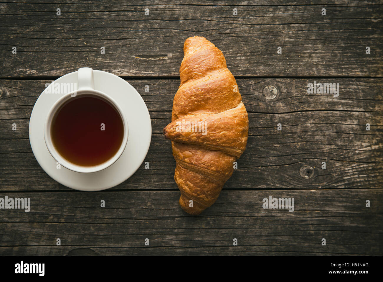 Croissant Tea High Resolution Stock Photography and Images - Alamy