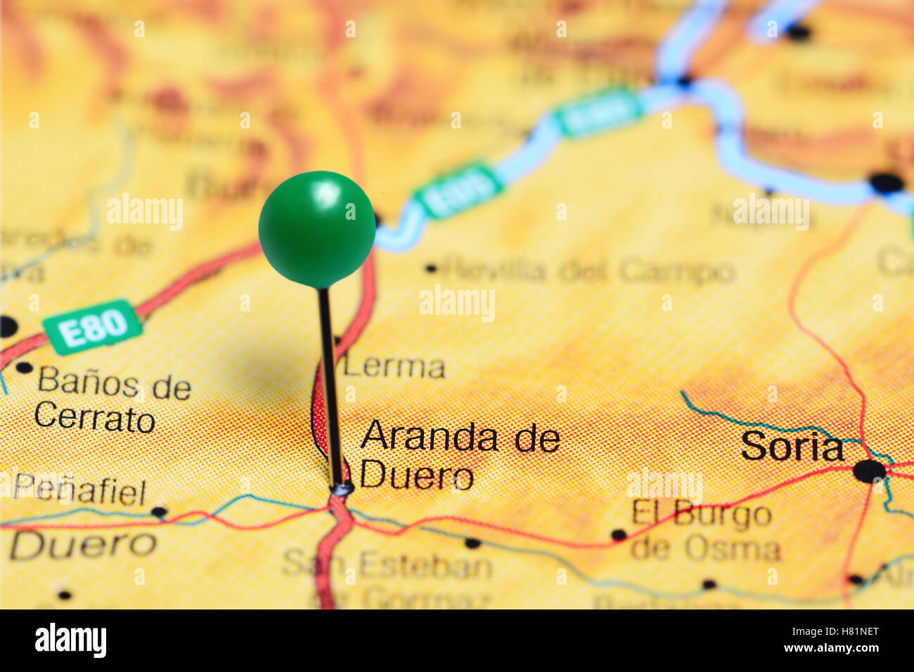 Aranda de duero spain map hi-res stock photography and images - Alamy