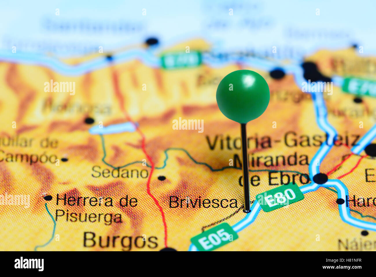 Briviesca spain map hi-res stock photography and images - Alamy