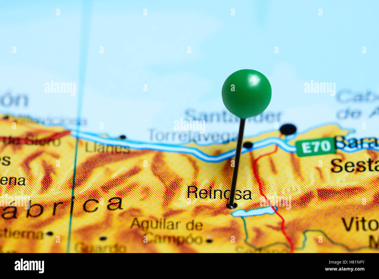Reinosa spain map hi-res stock photography and images - Alamy