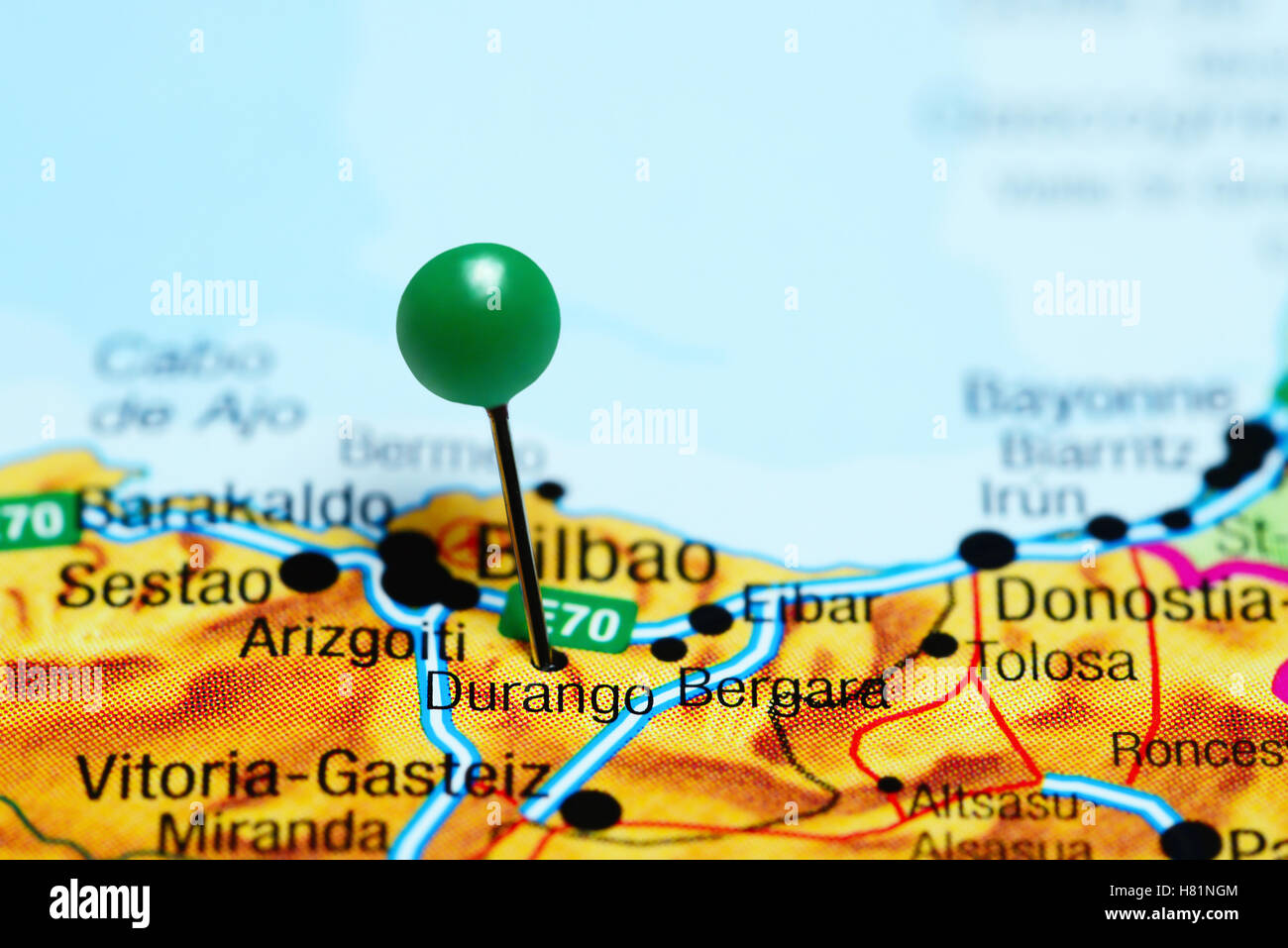 Map of durango hi-res stock photography and images - Alamy