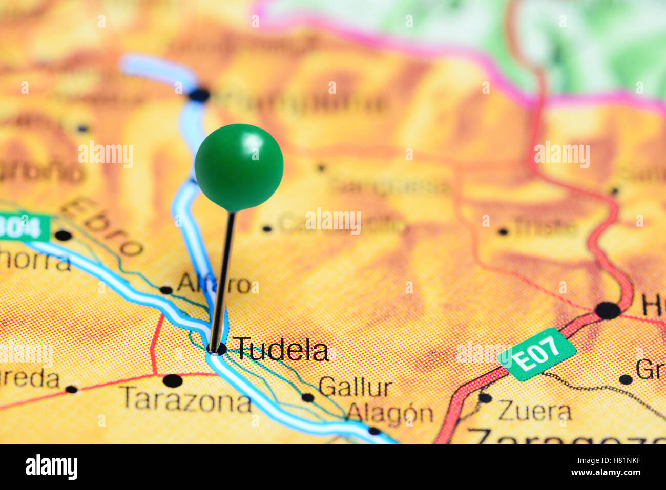 Tudela map hi-res stock photography and images - Alamy