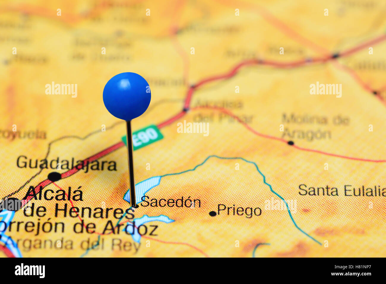 Map of sacedon hi-res stock photography and images - Alamy