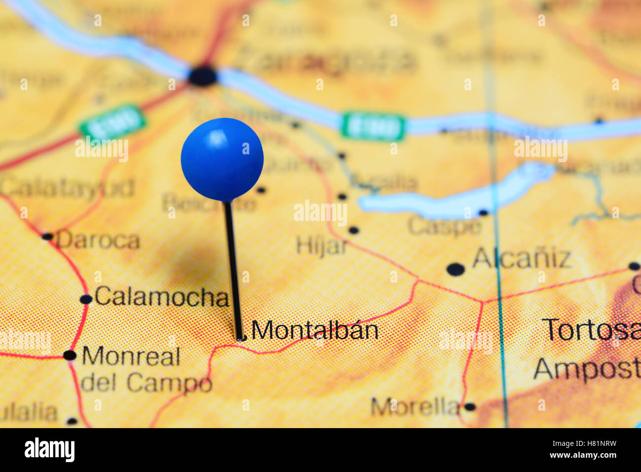 Map of montalban hi-res stock photography and images - Alamy