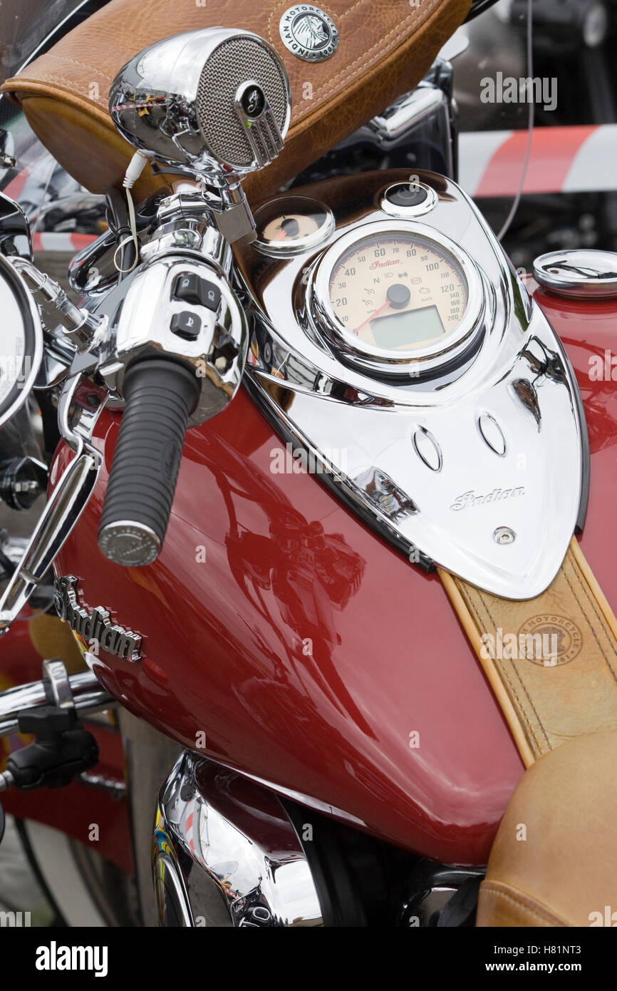 Indian classic motorcycle Abstract Stock Photo - Alamy