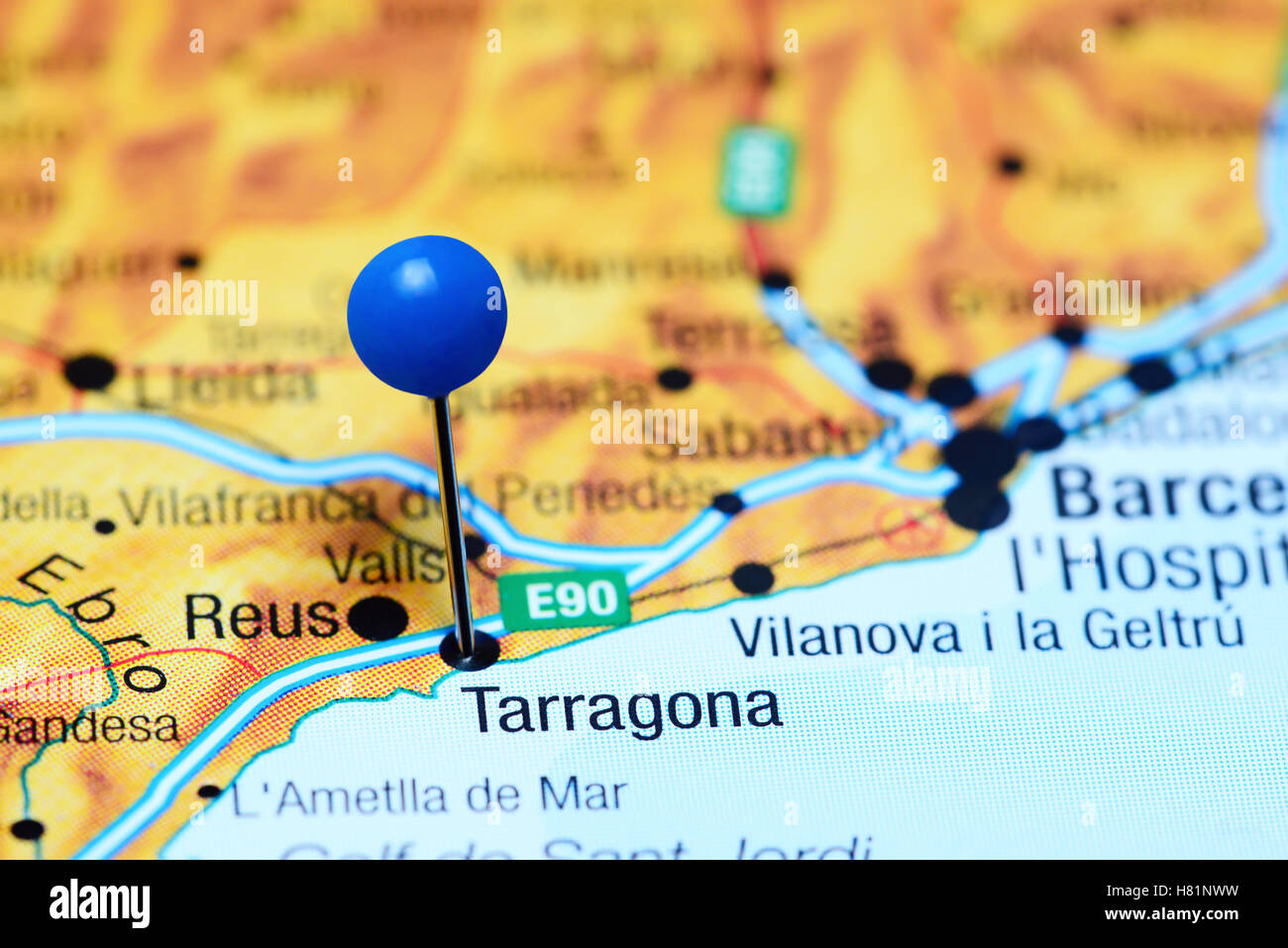 Tarragona Map High Resolution Stock Photography and Images - Alamy