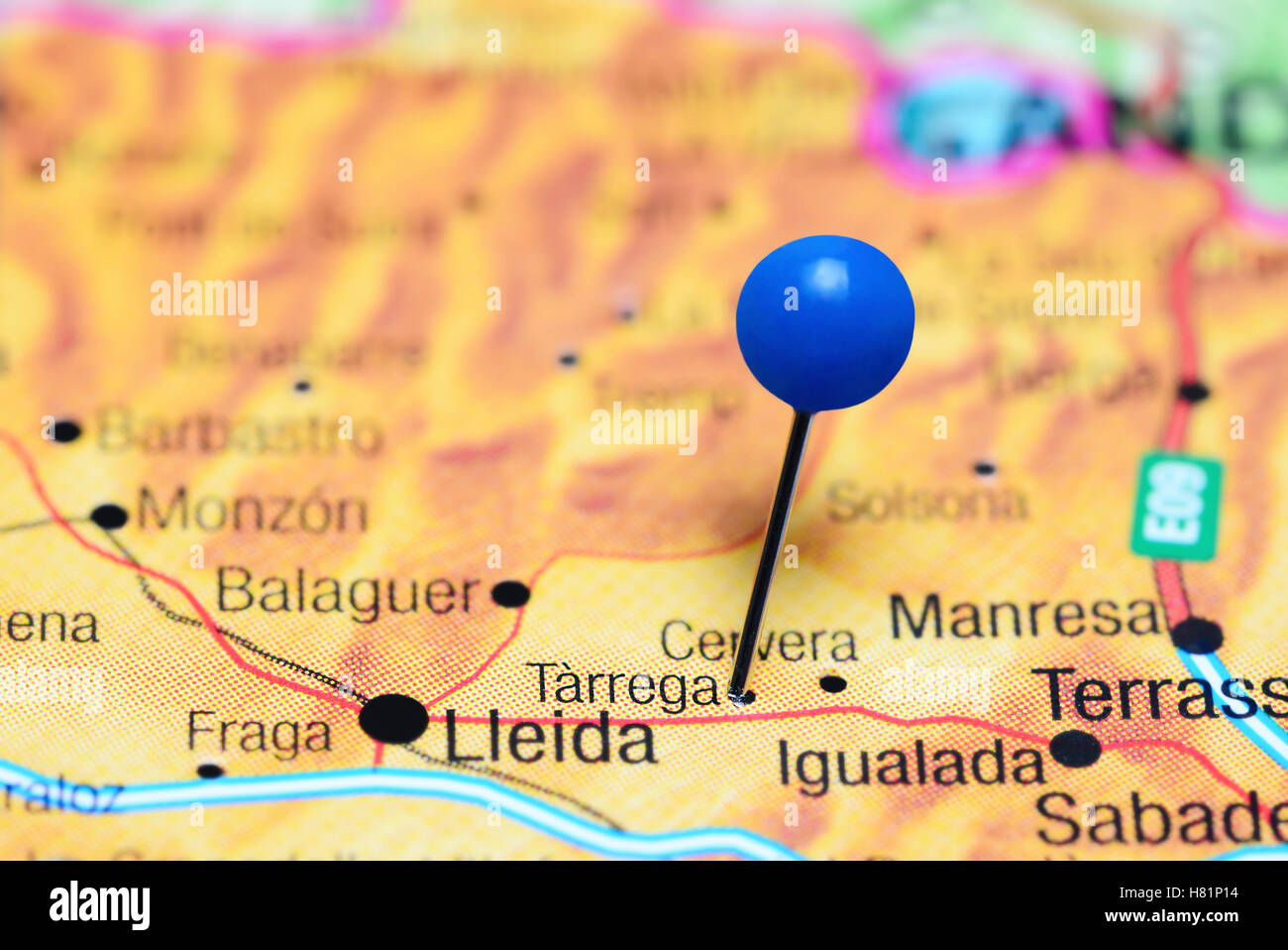 Tarrega spain map hi-res stock photography and images - Alamy