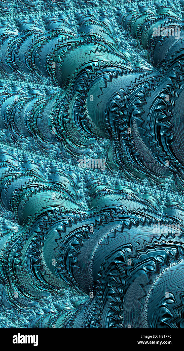 Abstract metallic wave pattern hi-res stock photography and images - Alamy