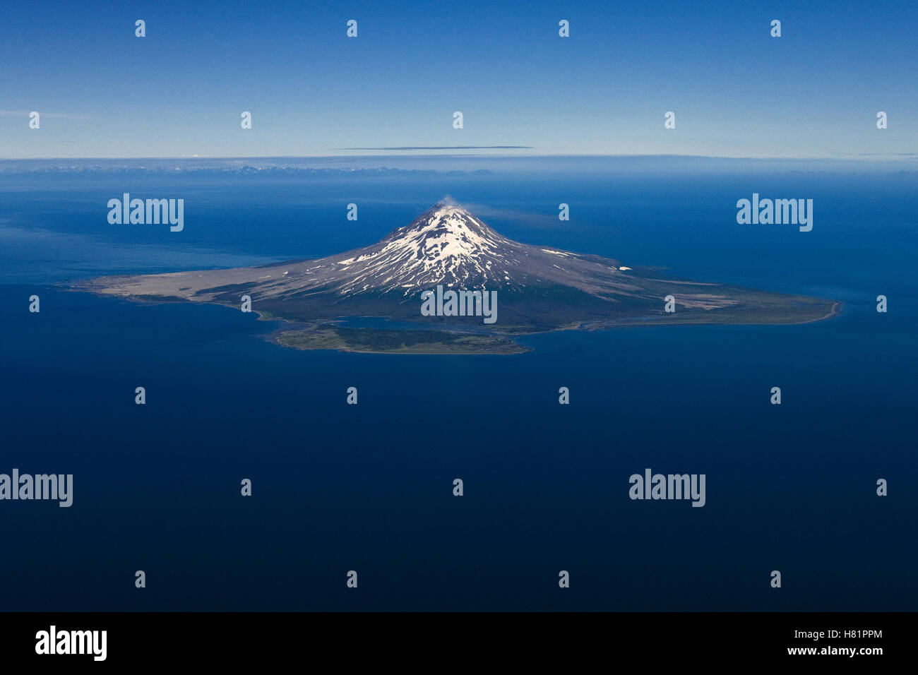Augustine Volcano, Cook Inlet, Alaska Stock Photo - Alamy