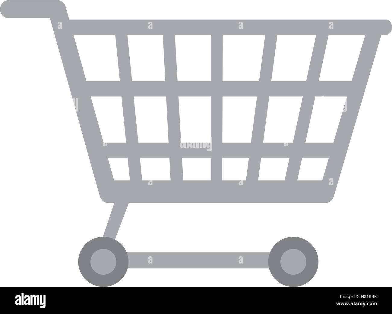 Shopping cart icon. Commerce market store and shop theme. Isolated ...
