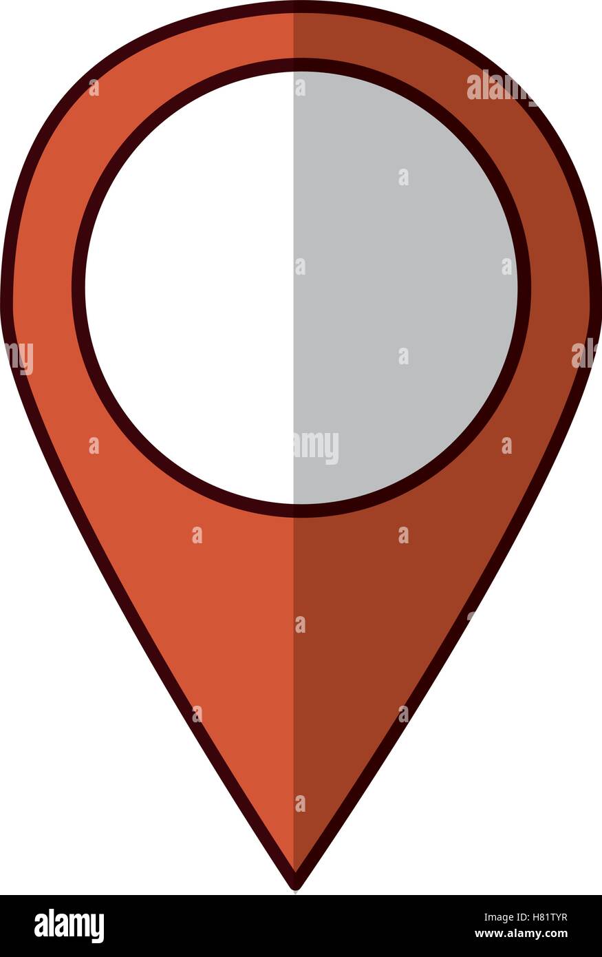 Gps mark icon. Travel navigation route road and location theme ...