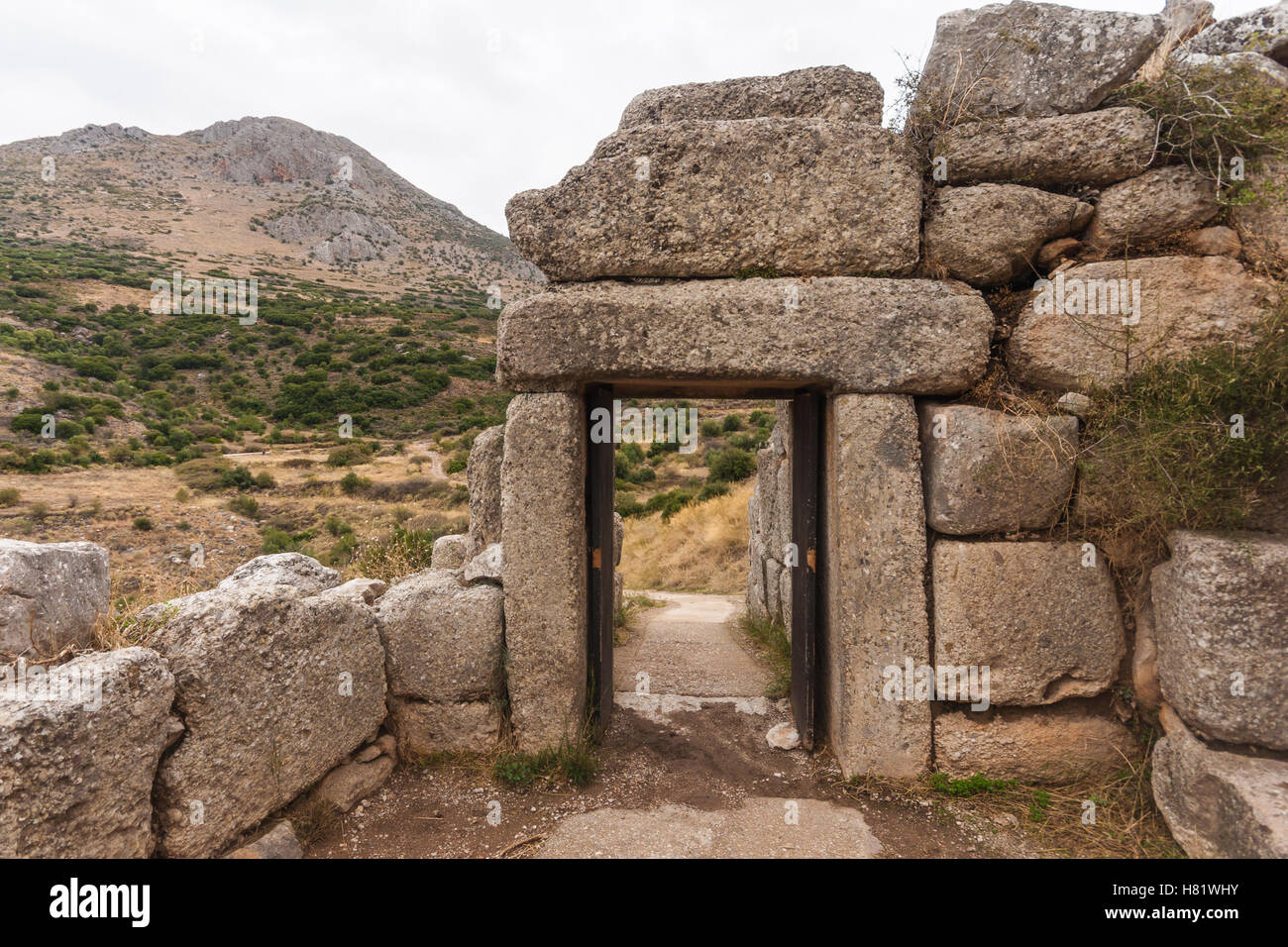 The lion gate mycene hi-res stock photography and images - Alamy