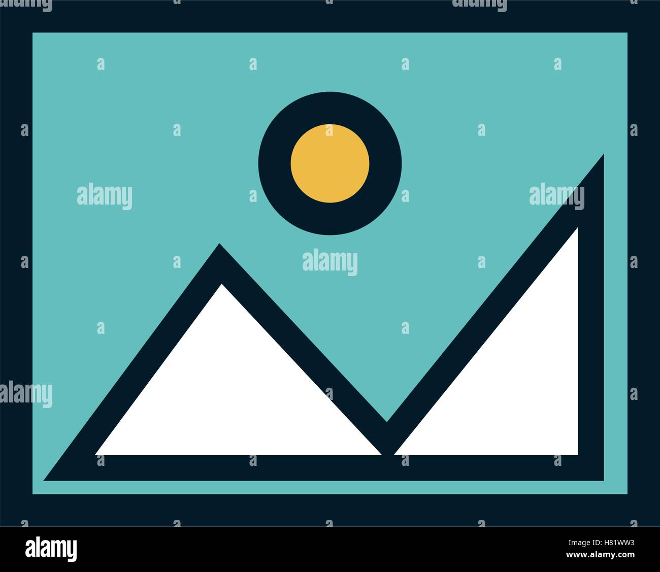 picture file isolated icon vector illustration design Stock Vector ...